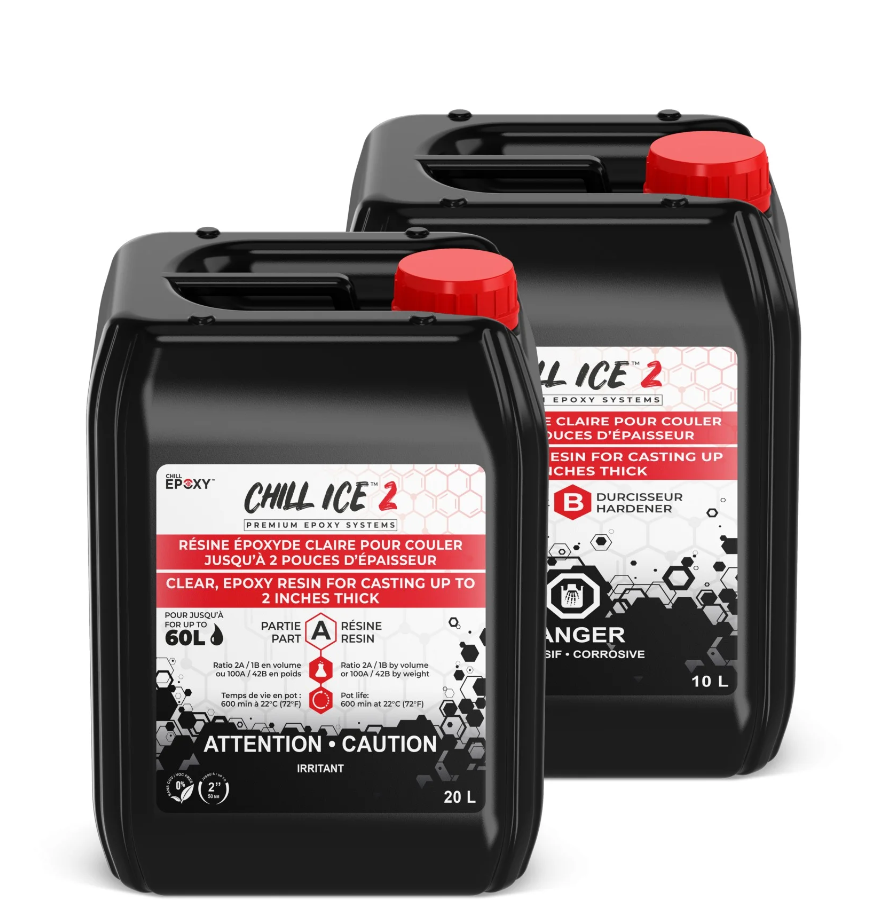 Chill Epoxy Chill ICE #2 Deep Pour 30L kit – Kamuela Hardwoods
