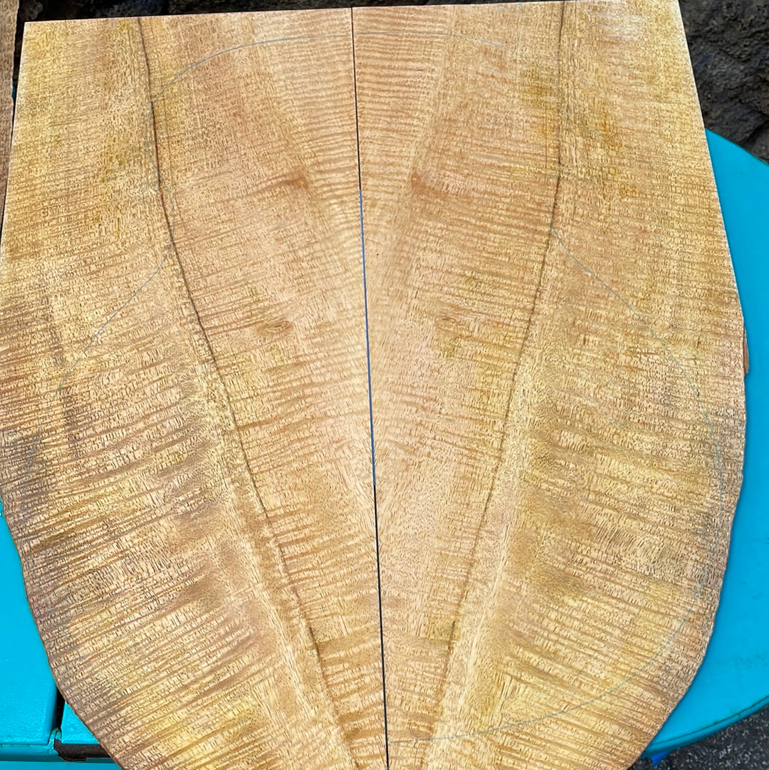 Premium Curly Mango Jumbo Guitar 4 piece set – Kamuela Hardwoods